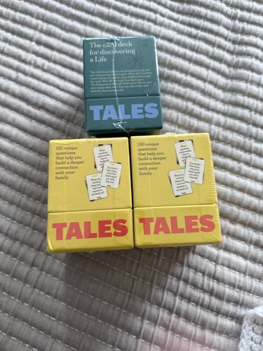TALES 150 Conversation Cards, Family Edition, Perfect for Family Games ...