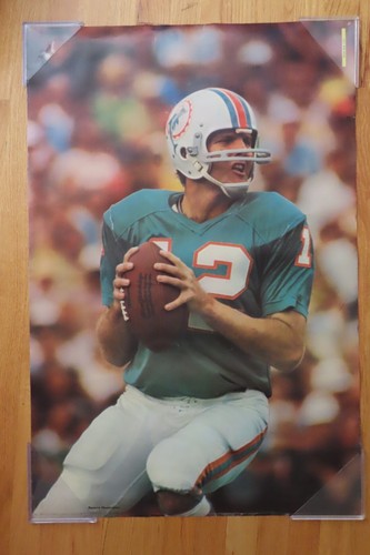 Original 1973 BOB GREISE No 12 MIAMI DOLPHINS SPORTS ILLUSTRATED Poster ...