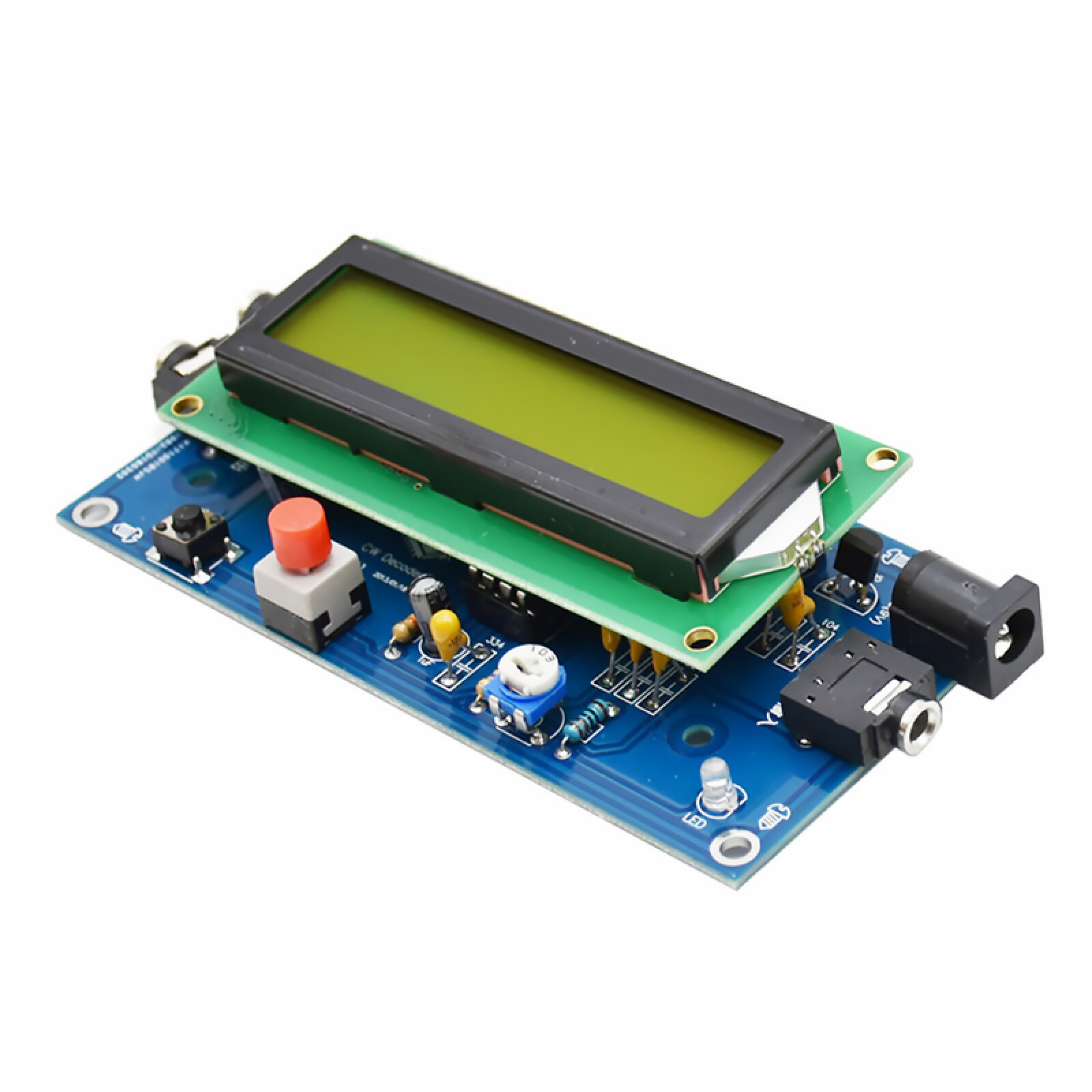 Ham Radio CW Decoder DC 7-12V 500mA Morse Code Reader Translator LCD ...