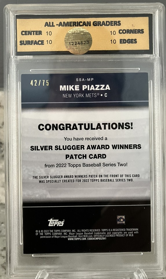 2022 Topps Silver Slugger Gold Mike Piazza 42/75 | eBay