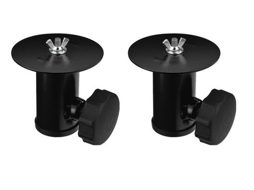 2 x 35mm Speaker Stand Extension Lighting Light Effect Support Adaptor ...