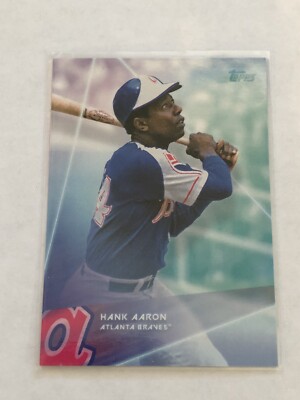 2020 Topps X Steve Aoki - Wave 2 #39 Hank Aaron Atlanta Braves NEAR ...