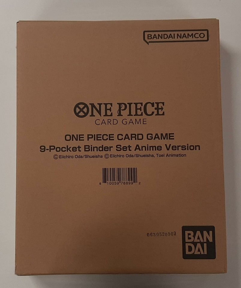 One Piece TCG 9-Pocket Binder Set "Anime Version" (Incl. 1X Booster ...
