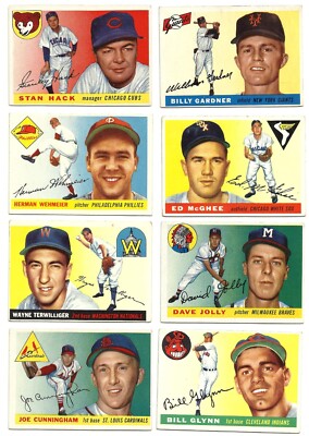 1955 TOPPS COMPLETE YOUR SET - PICKEM $3.99 EACH - EX | eBay