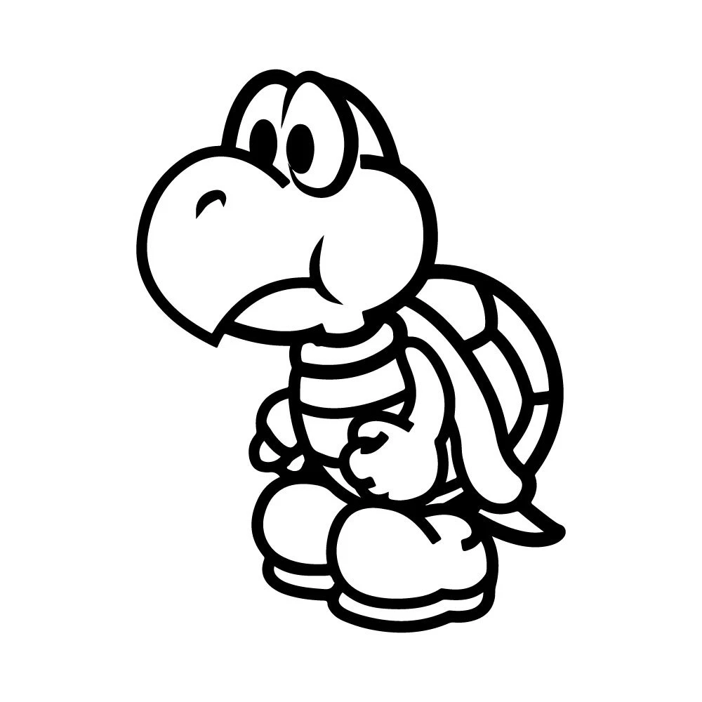 Koopa Troopa Coloring Pages