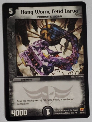 Duel Masters Trading Card Game - Hang Worm, Fetid Larva #28/55 | eBay