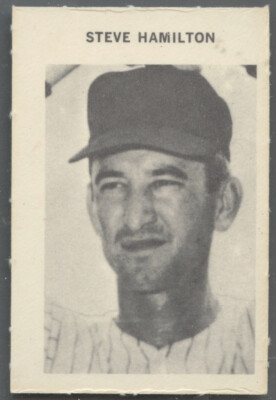 1969 Milton Bradley Steve Hamilton New York Yankees | eBay