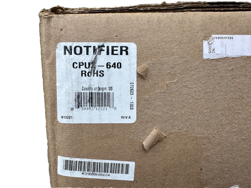 NOTIFIER CPU2-640 Fire Alarm Control Panel Board (NEW IN BOX) | eBay