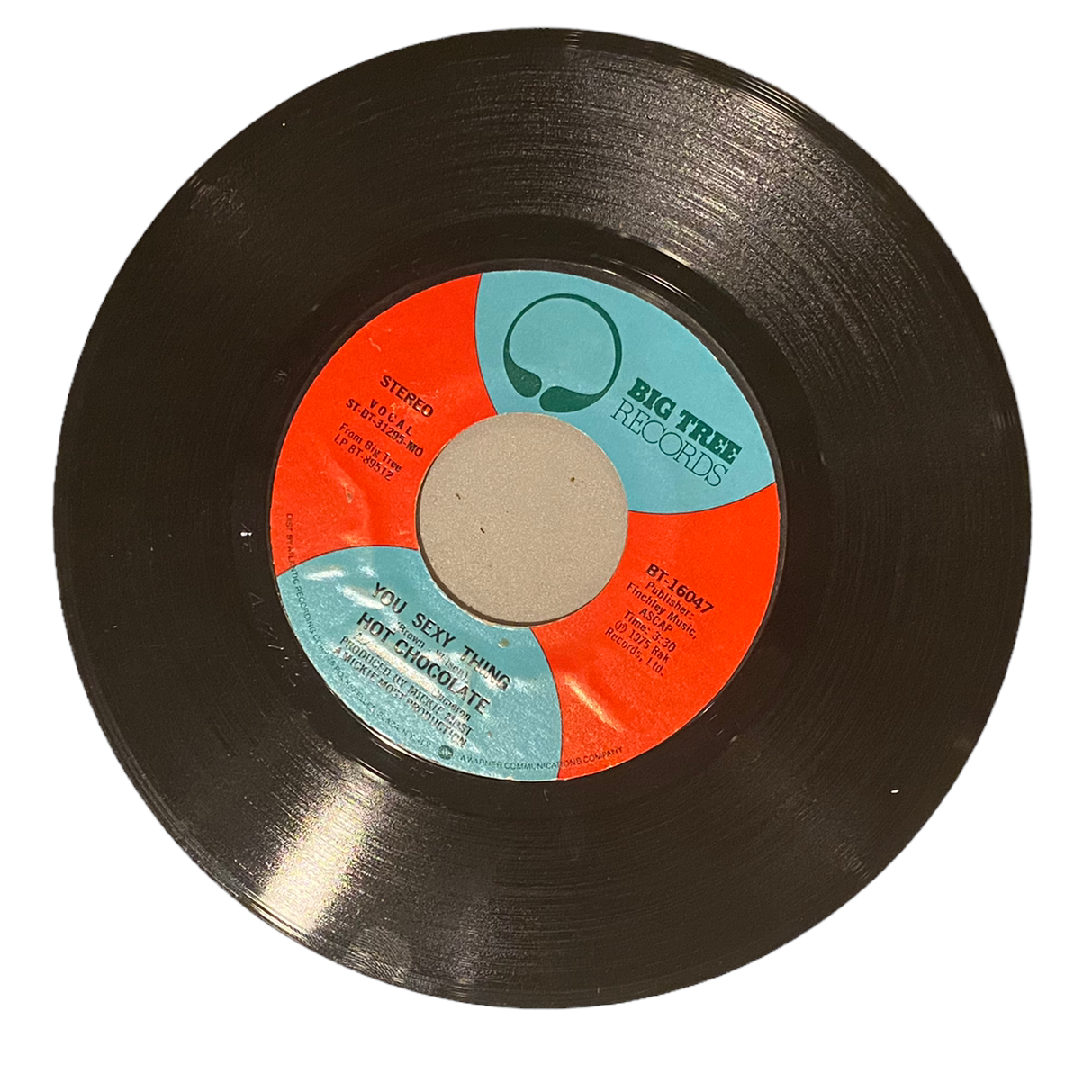 Hot Chocolate You Sexy Thing Record 45 RPM Big Tree Records 1975 BT ...
