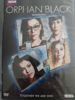 Orphan Black Season Five DVD 3-Disc Set BBC Sci Fi Series Tatiana ...