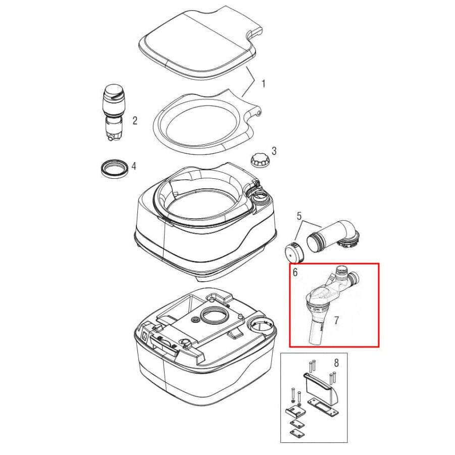 Thetford Marine Pump-Out Kit for Porta Potti 365 #40157 | eBay