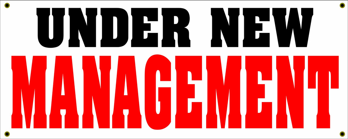 Under New Management Logo