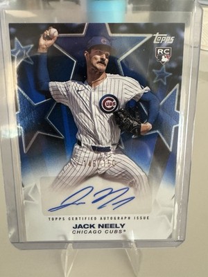 JACK NEELY RC Blue /150 Auto Baseball Stars Cubs - 2025 Topps Series 2 ...