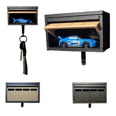 Car Garage Key Holder with Opening Door, Hot Wheels Garage | eBay