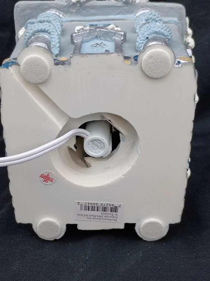 Vtg Encore Snow Buddies Snowville Town Hall Building w Box RARE | eBay