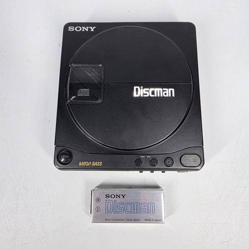 Sony D-9 Discman Mega Bass Vintage CD Compact Disc Player UNTESTED | eBay