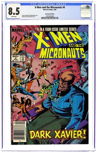 X-Men and the Micronauts #4N CGC 8.5 Newsstand 1984 4557562004 | eBay