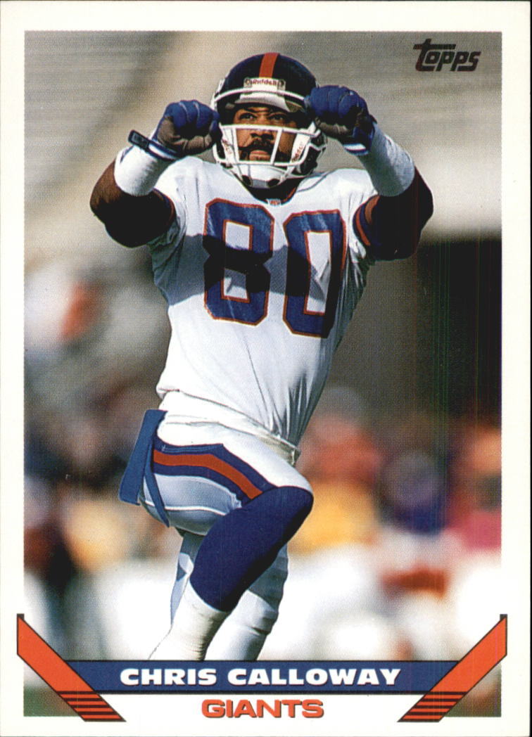 1993 Topps Football Card #136 Chris Calloway | eBay