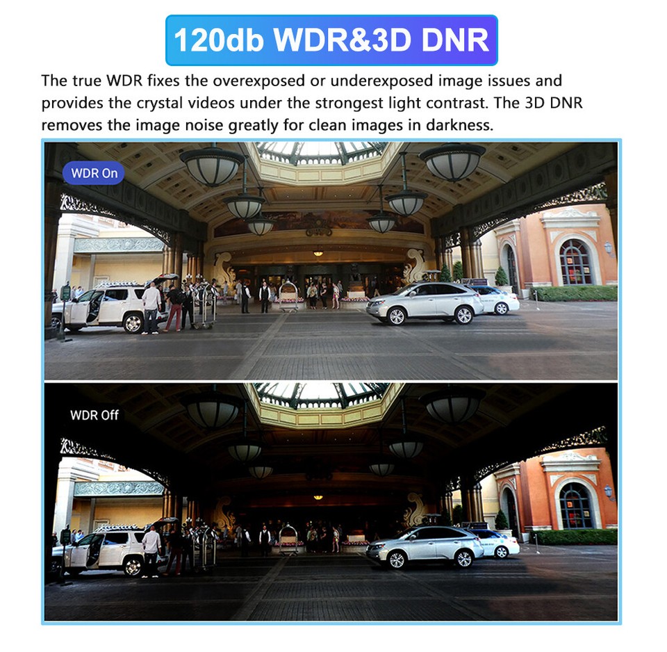 HiK-Compatible 4K 8MP 5MP ColorVu Bullet IP Camera PoE Full Color 3.6mm ...