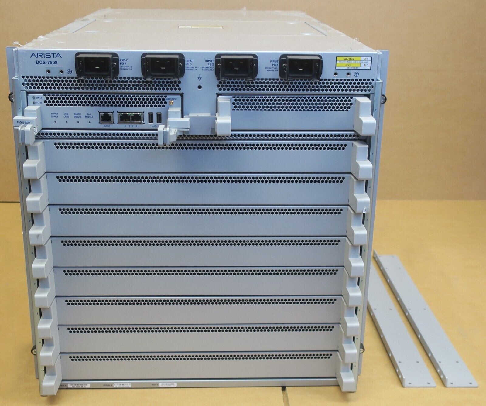 Arista DCS-7508 Data Center Switch Chassis | 7500E-SUP | 4x PWR-2900AC ...