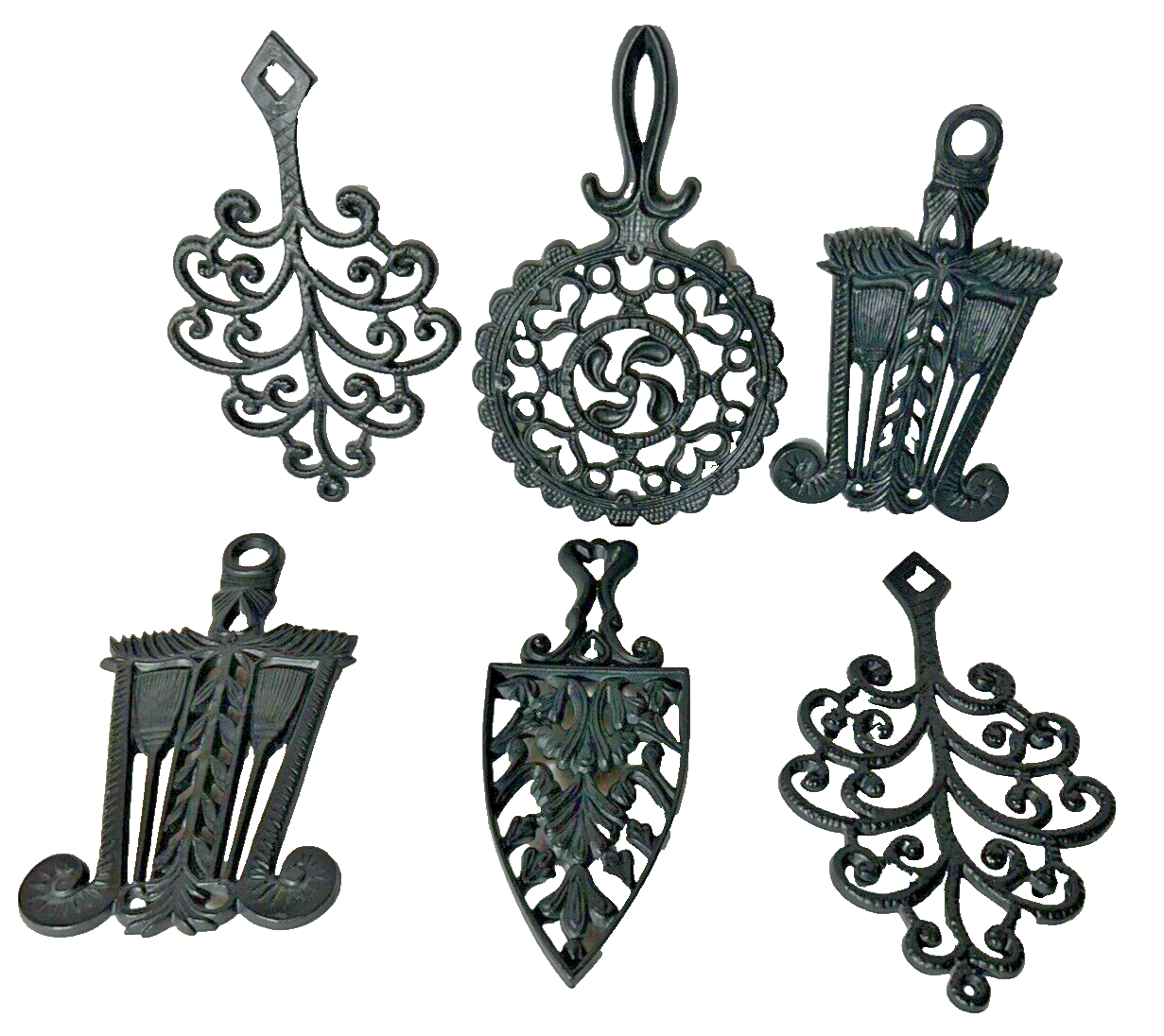 Set of 6 Plastic Trivets-Wall Hangings-Kitchen Decorations -1970s ...