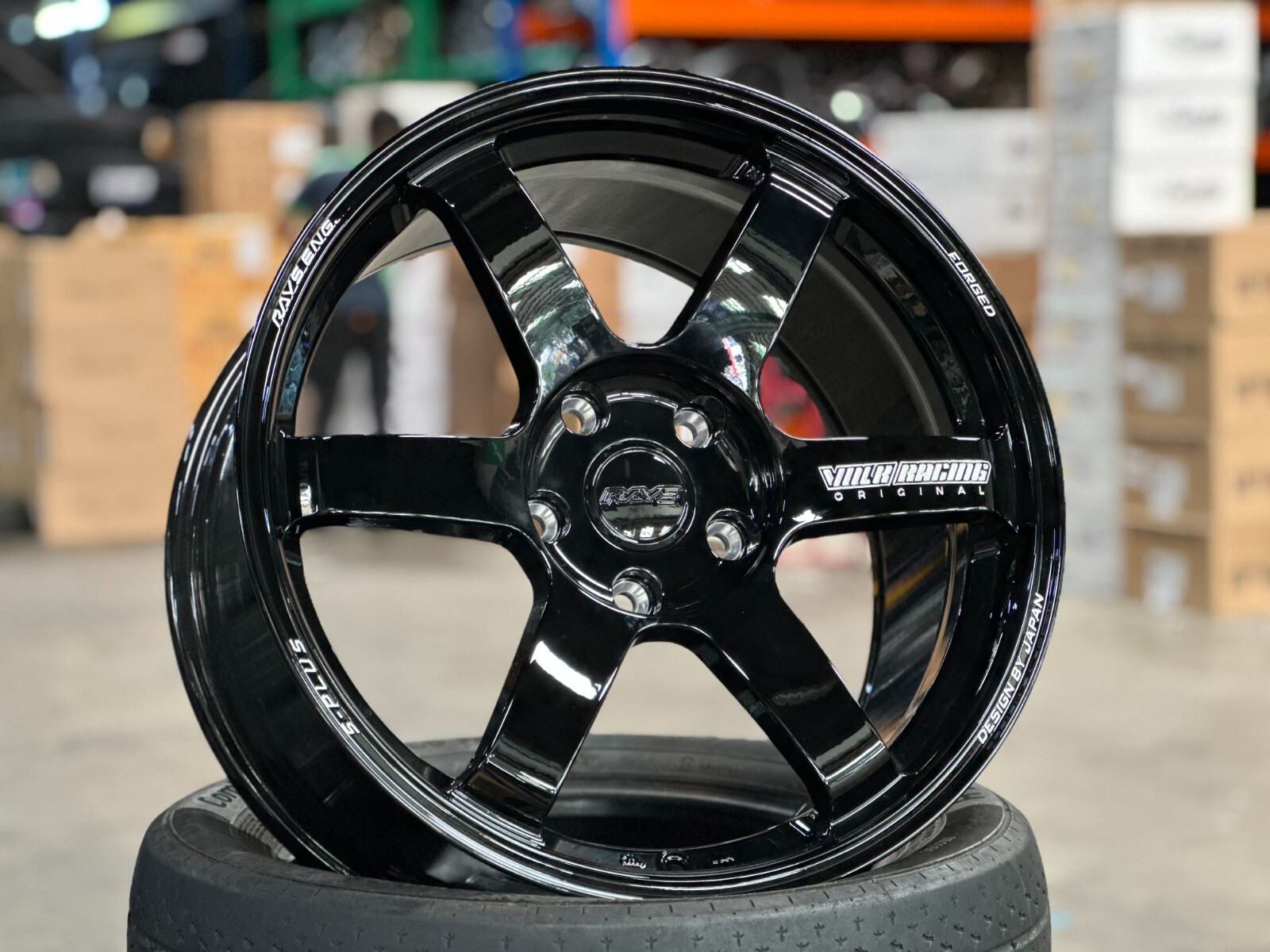 New 18x9.5 ET44 5x120 AOW TE37 SAGA S-Plus Wheel CIVIC TYPE R FK8 FL5 ...