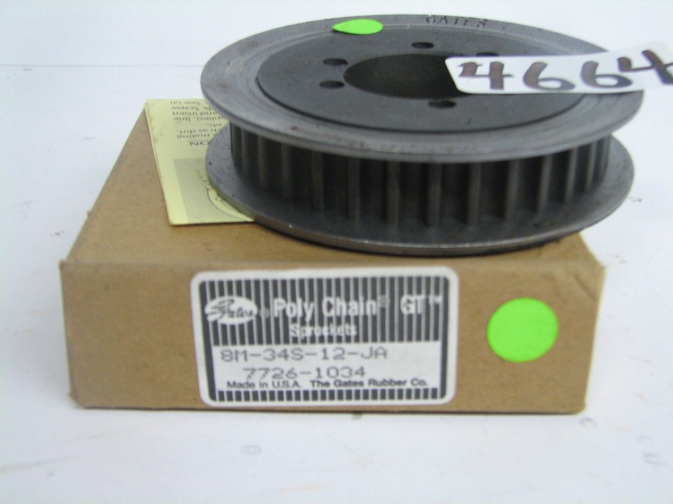 Gates 8M-34S-12-Ja Poly Chain Sprocket - Timing Belt Pulley - 7726-1034 ...