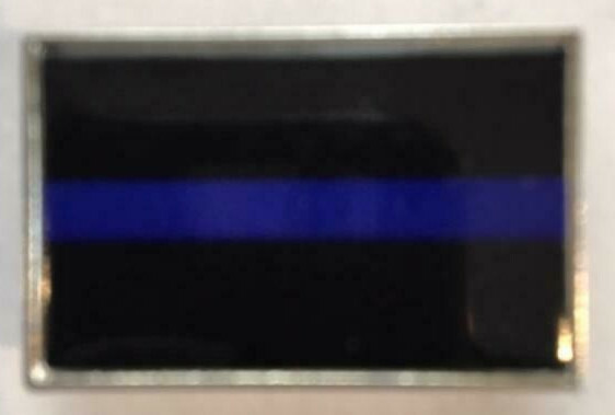 Thin Blue Line Police Support Flag Lapel Pin Tie Tack | eBay