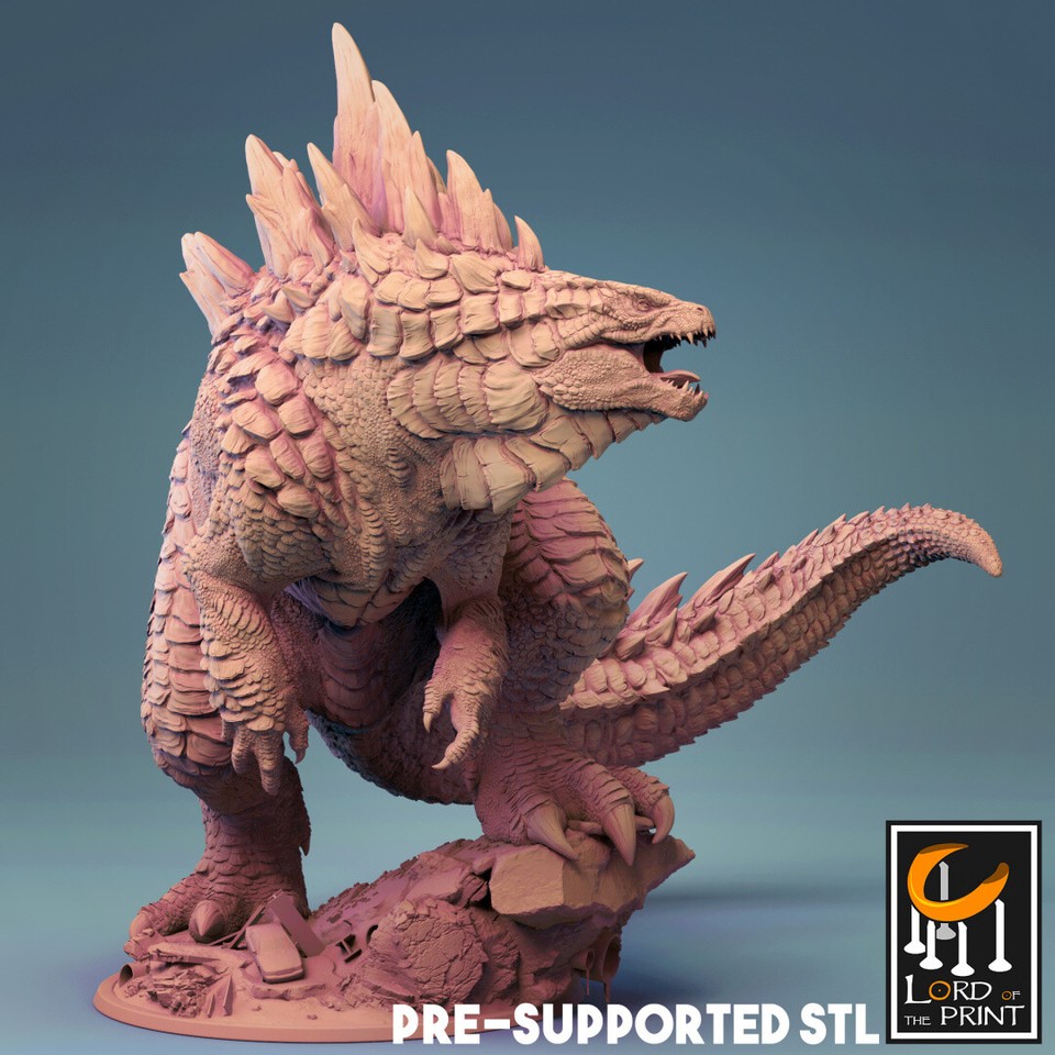 Godzilla Gojira Dinosaur Miniature D&D DnD Pathfinder RPG | eBay