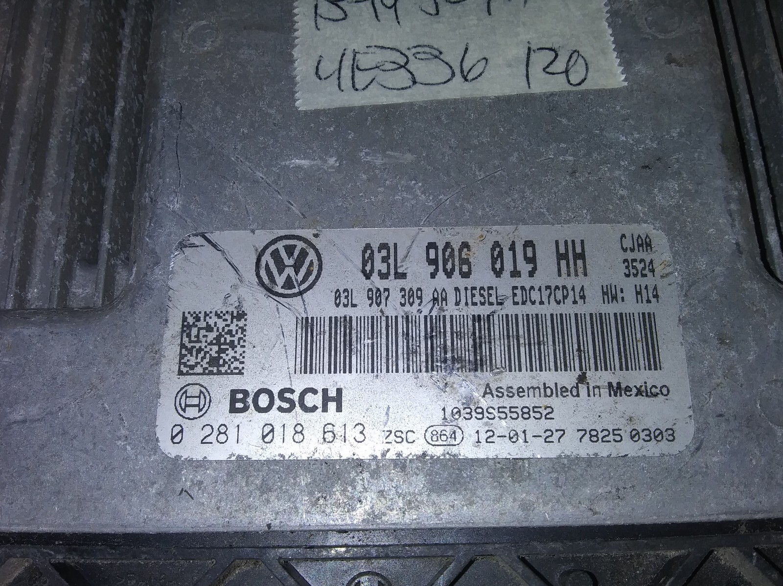 03L 906 019 HH ecm ecu computer 2013-2014 Volkswagen VW Jetta | eBay