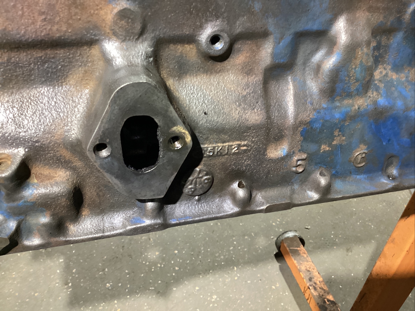 1966 FORD 170 6CYL I6 SHORT BLOCK, STOCK BORE. C6DE-6015-A DATE 5K12 WE ...