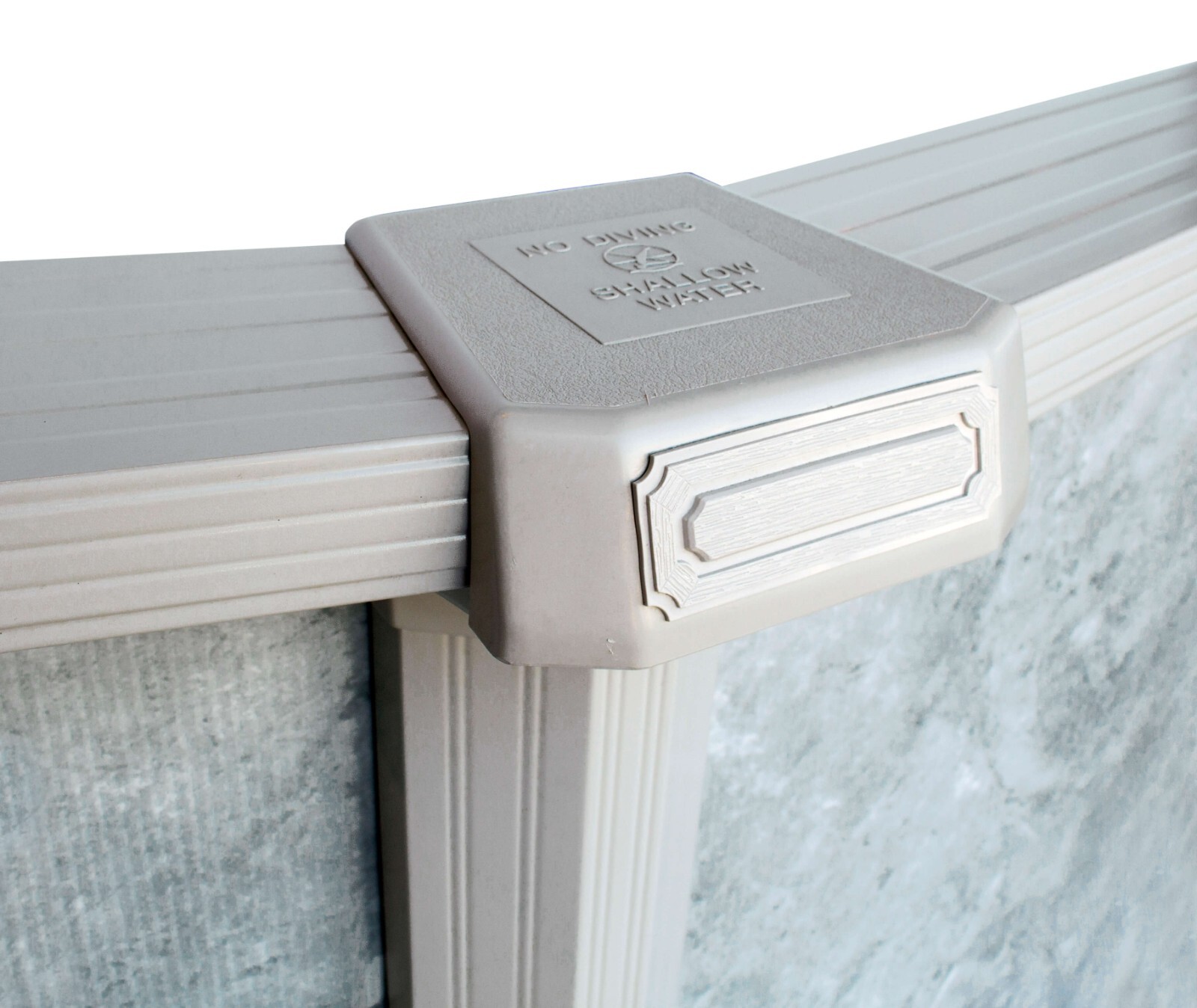 Lomart Grey Mist Oval Above Ground Swimming Pool w/ Liner - (Choose ...