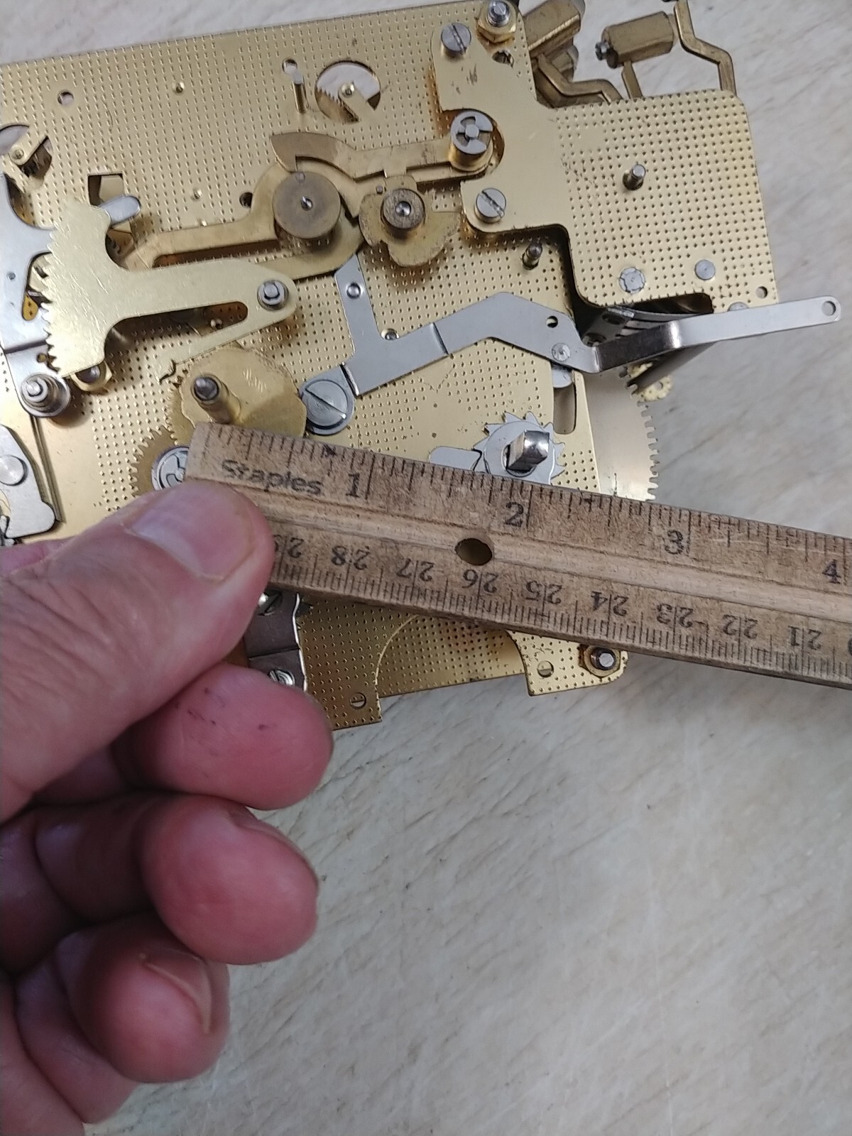 FRANZ HERMLE 8 HAMMER WALL CLOCK MOVEMENT 1051-030A 45cm | eBay