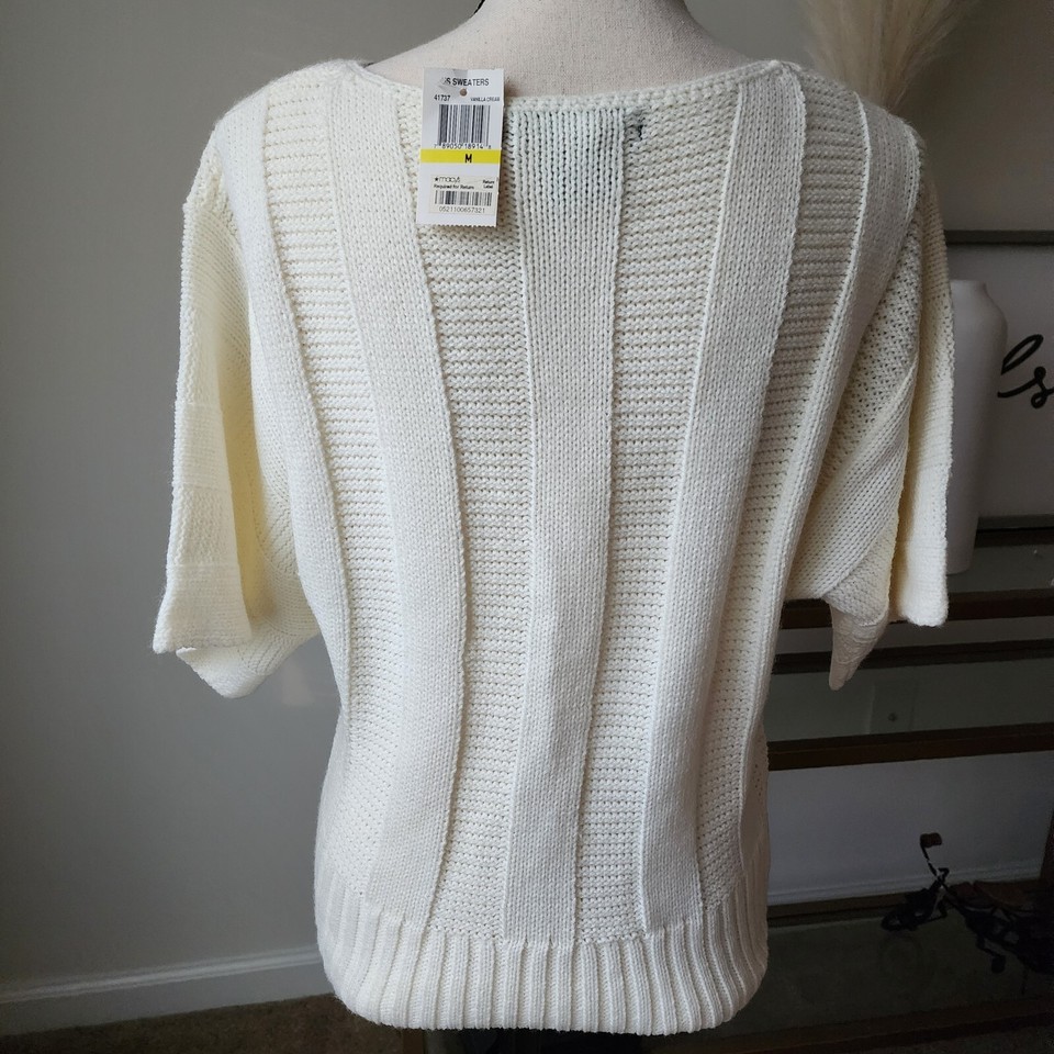 U.S. Sweaters Pullover Sweater| Sz M| Vanilla Cream | eBay