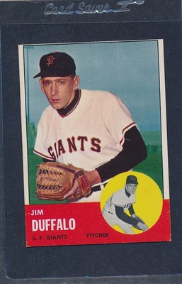 1963 Topps #567 Jim Duffalo Giants EX 63T567-90316-2 | eBay
