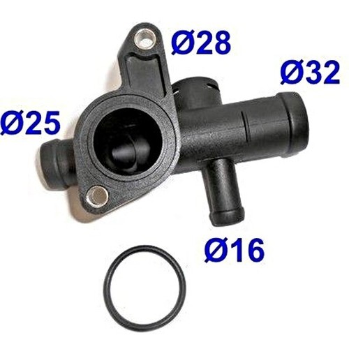 Coolant Flange For AUDI SKODA VW A3 Tt Roadster Octavia I Combi 8L ...