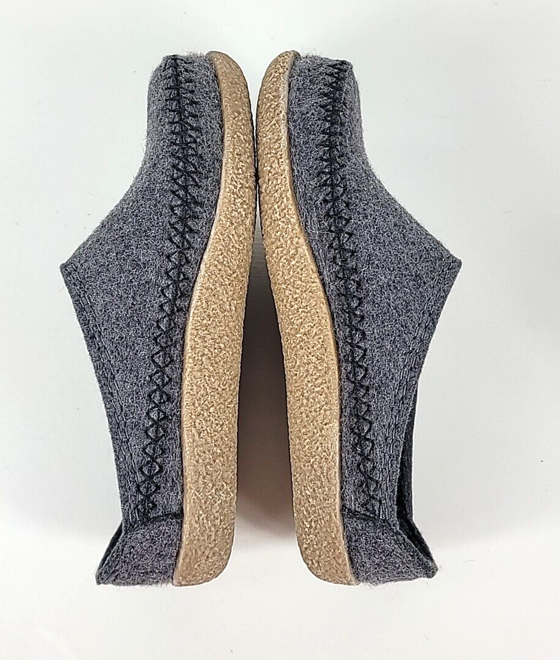 Haflinger Womens FLETCHER Gray Wool Clogs Slippers Sz 39 /US 8 | eBay