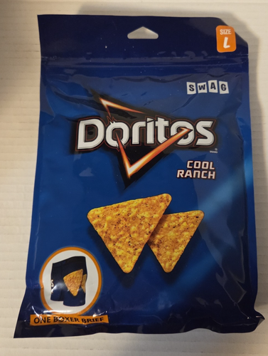 Doritos Cool Ranch SWAG Blue Boxer Briefs Size Large (34-36) Underwear ...