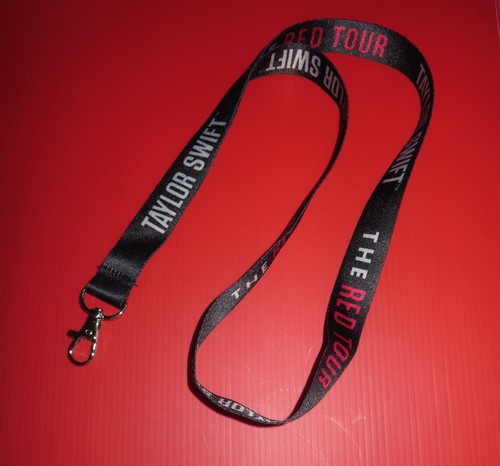 TAYLOR SWIFT The Red Tour Lanyard Promotional Concert Souvenir VERY ...