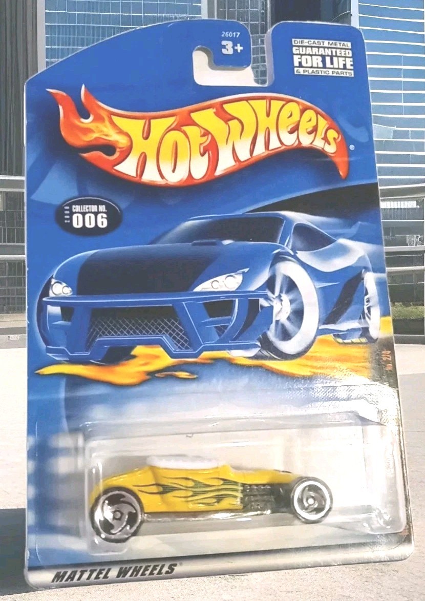 Hot Wheels 2000 Hot Rod Mag Track T 2/4 #006 Yellow 1:64 Diecast New | eBay