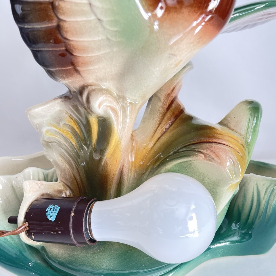Lane & Co Van Nuys Mallard Duck Planter TV Light 341 Works Beautiful ...