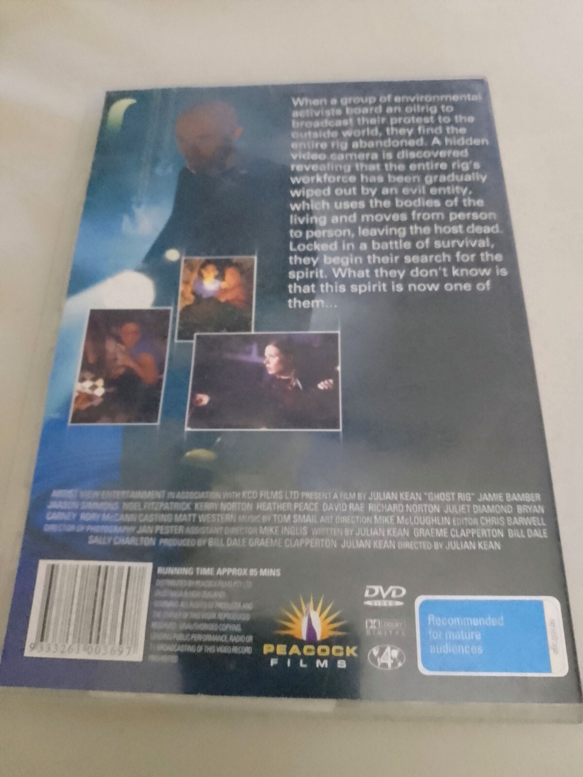 Ghost Rig DVD Region 4 Jamie Bamber Bryan Carney Supernatural Oil Rig ...