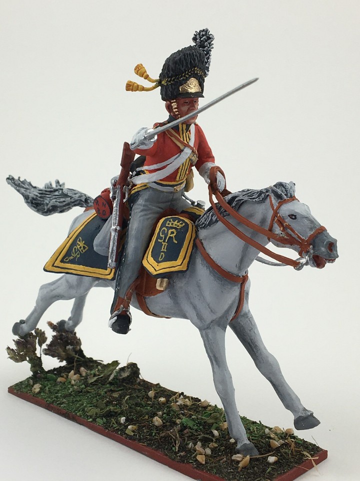 Unassembled British Scots Greys, White Metal 60 mm 1/30 Figure kit VID ...