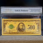 100mg 24K Gold 1928 $500 Dollar Bill Gold Certificate Banknote with ...