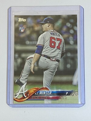 ⚾ 2018 Topps Baseball Base Card Rookie #514 A.J. MINTER ⚾ | eBay