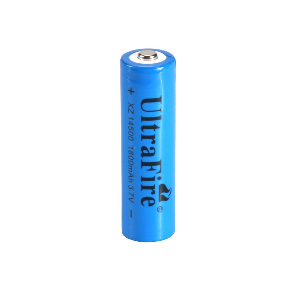 10x UltraFire 14500 Battery 3.7V 1800mAH Rechargeable Batteries For ...