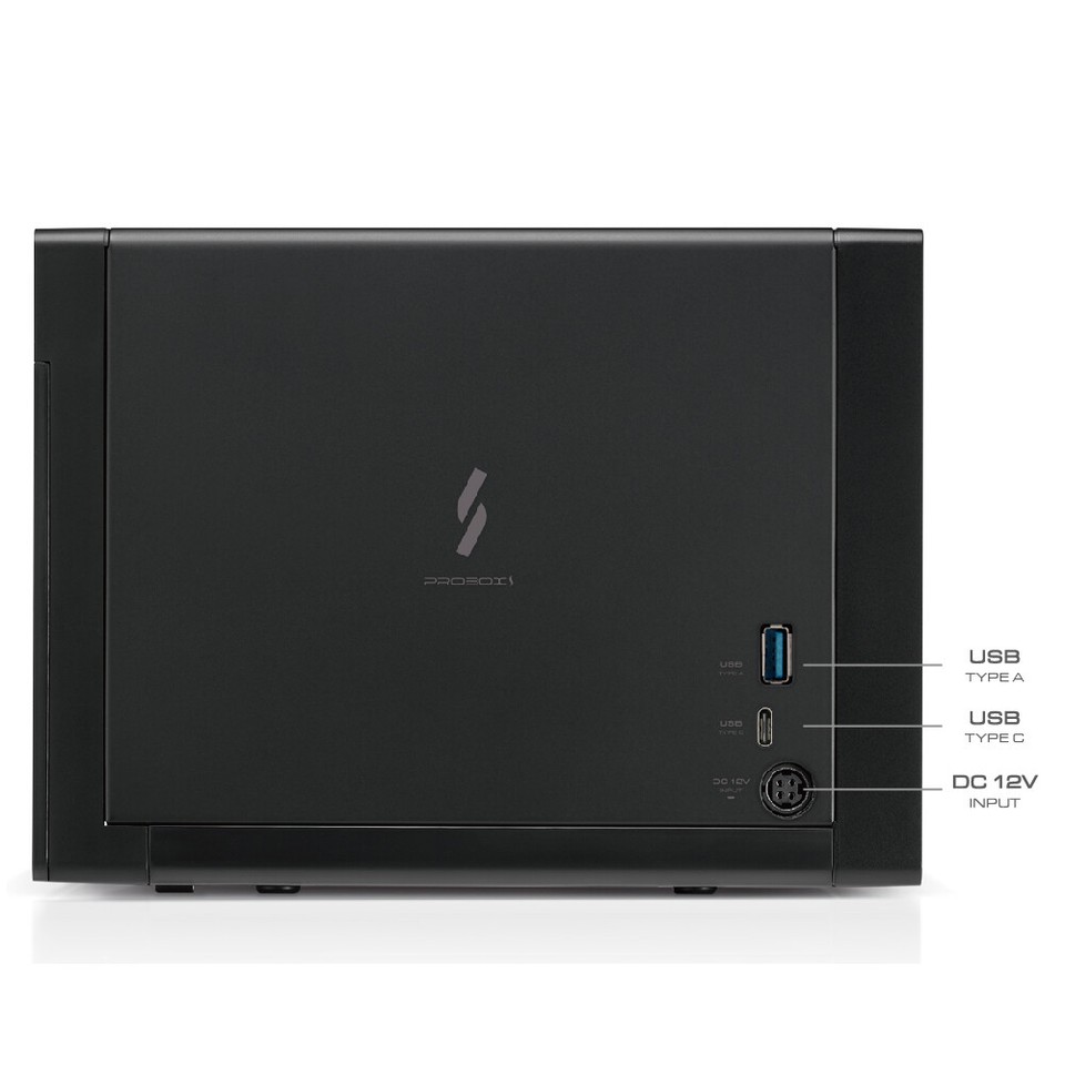 Mediasonic Raid USB 3.1 Gen 2 USB Type C 4 Bay Hard Drive Enclosure ...