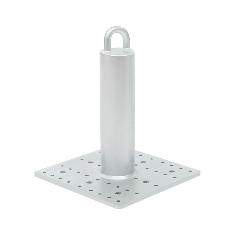 Fall Protection Commercial Roof Anchor 12" H w/ 40 small holes& screws ...