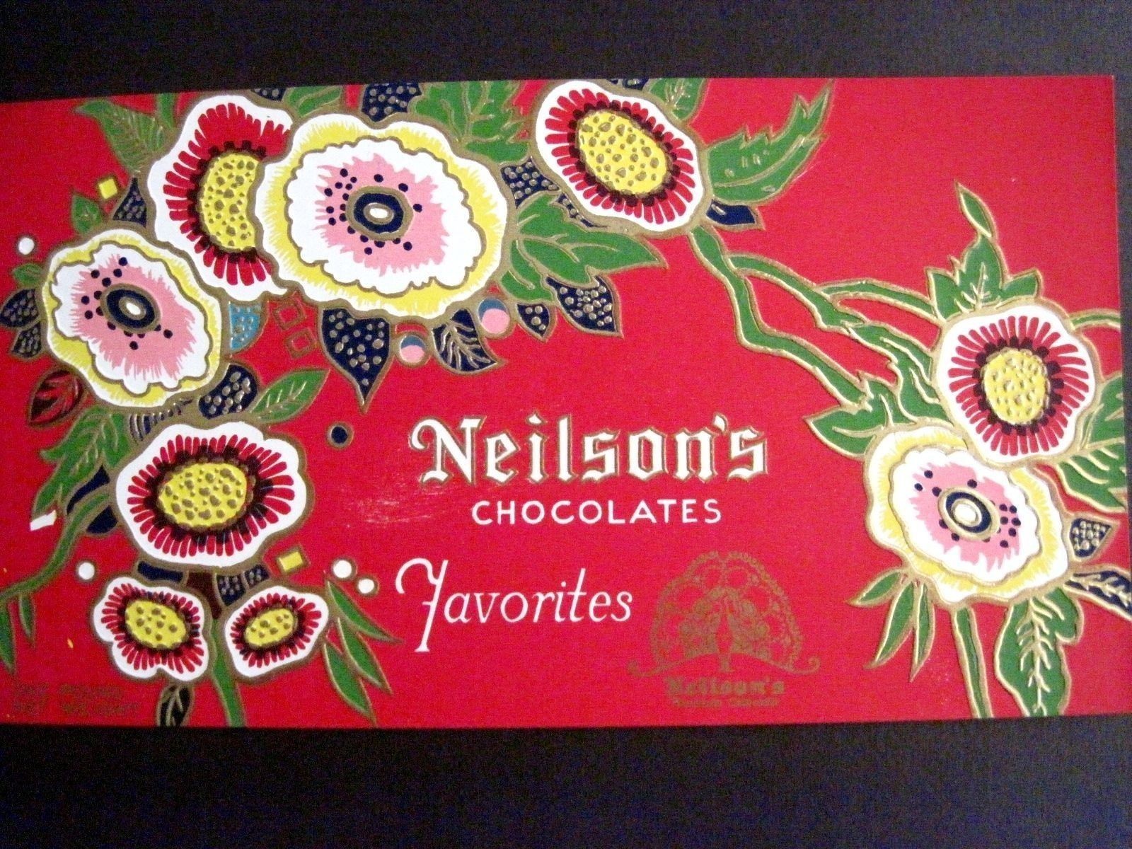 Vintage Art Deco Style Label for Candy Boxes "Neilson's Favorites ...