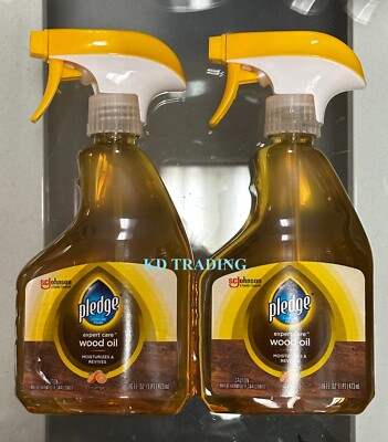 (2-Pack) PLEDGE Natural Wood Furniture Cleaner Conditioner RESTORING ...